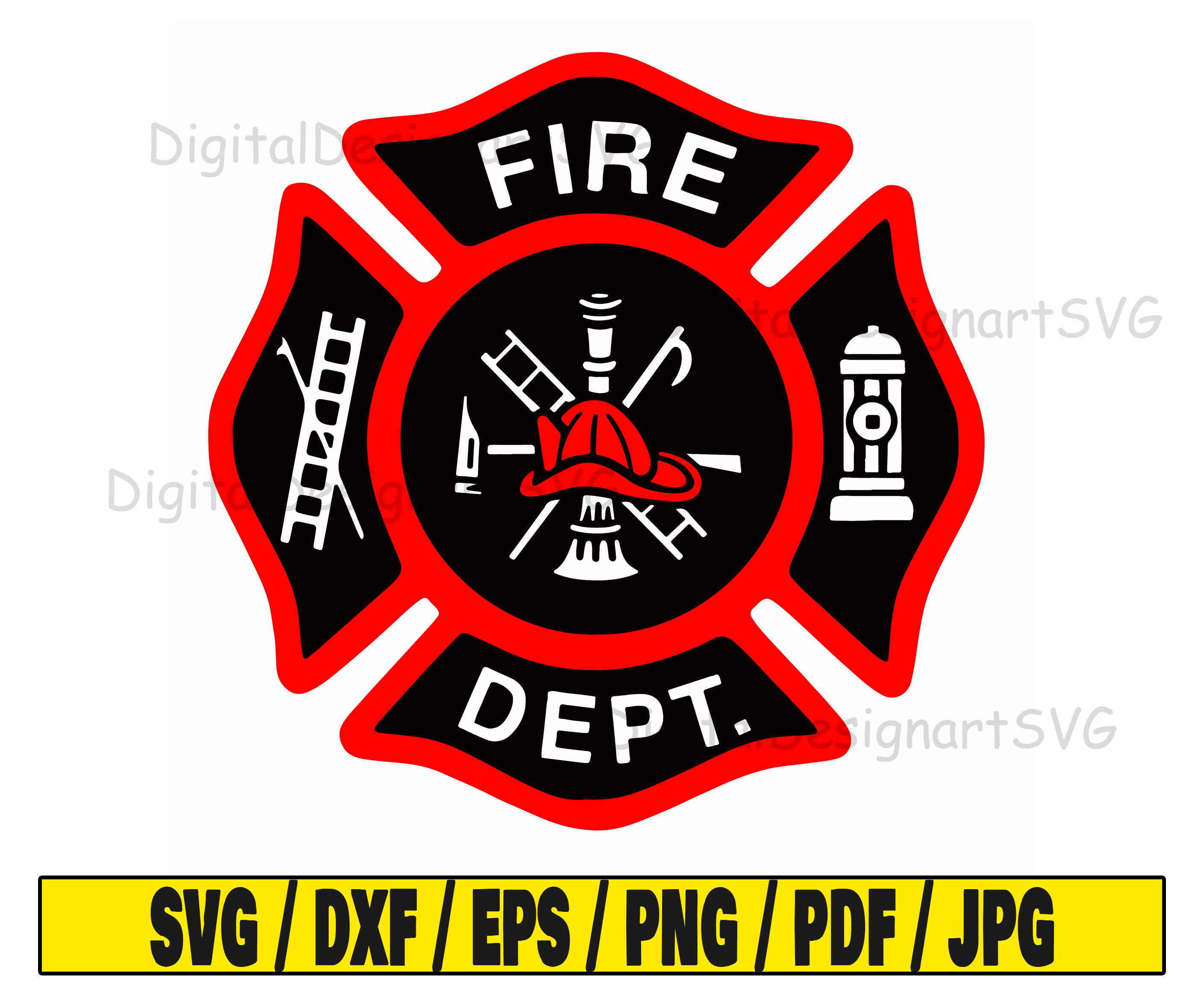Fire Department Svg, Firefighter Svg, Fire Svg, Us Department Svg - Etsy