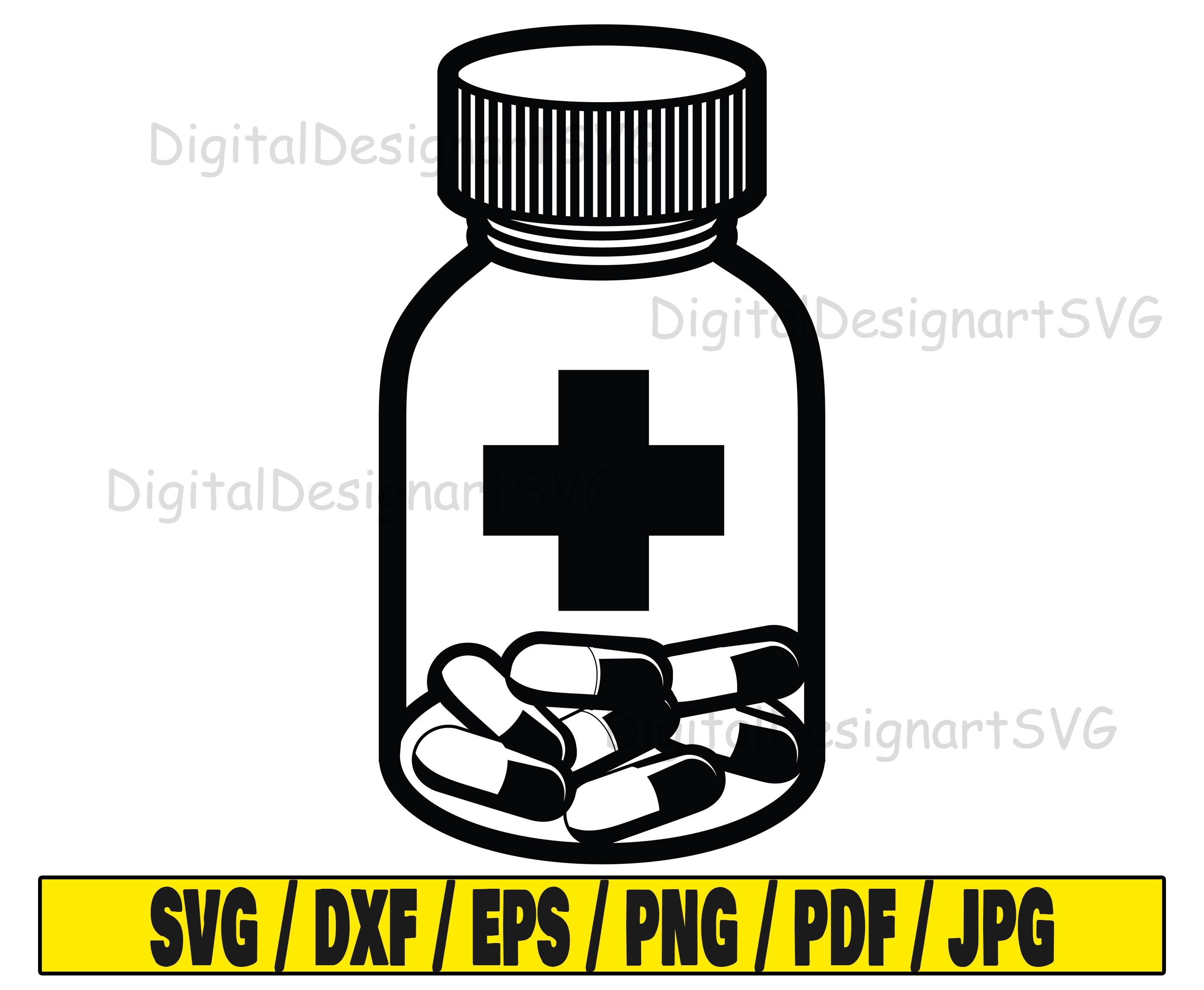 Pills Svg, Pill Bottle Svg, Bottle Svg, Medicine Svg, Pharmacy Svg ...
