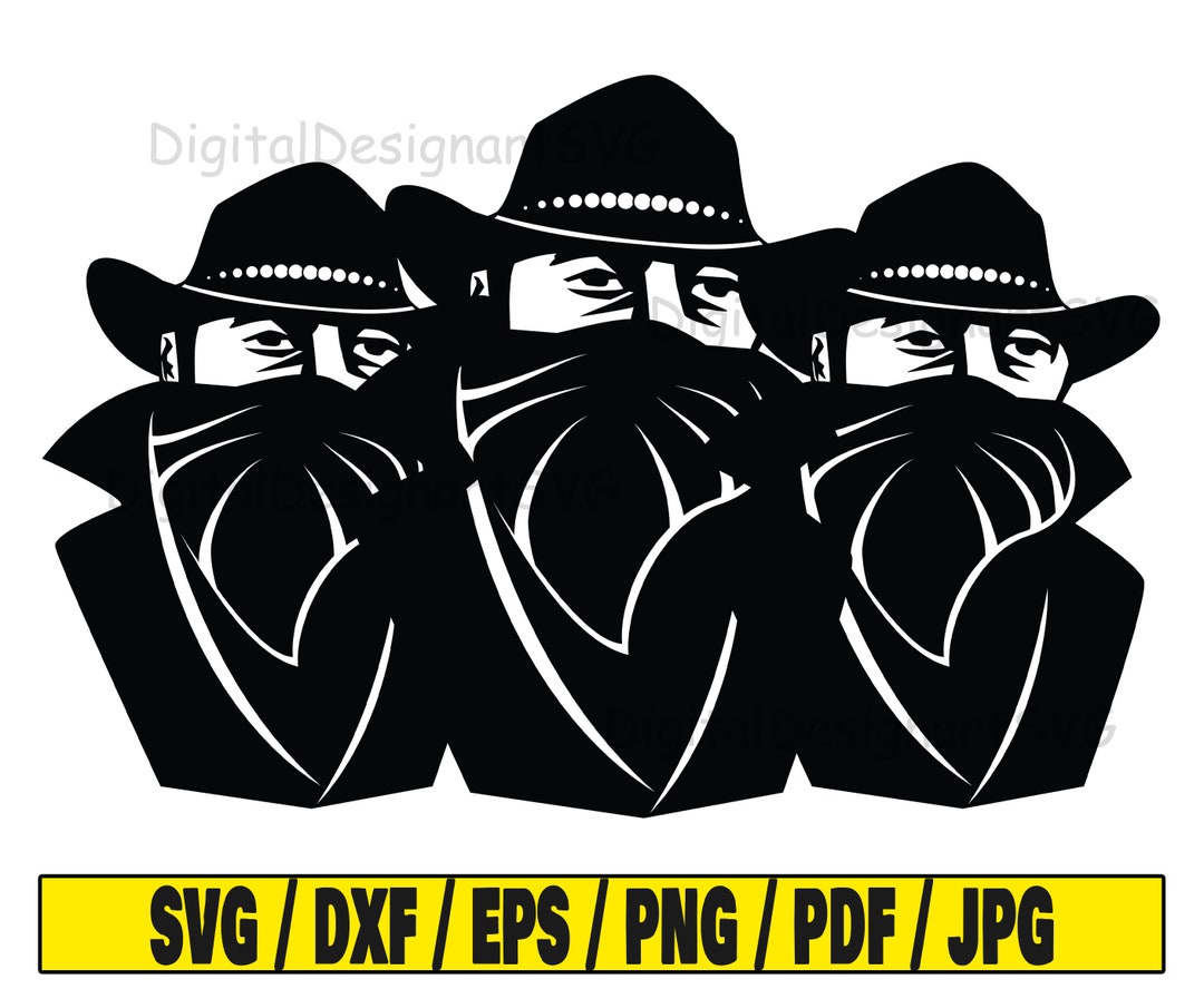 Bandits Svg, Bandits With Masks Svg, Bandit Svg, Hoodlum Svg, Thief Svg ...