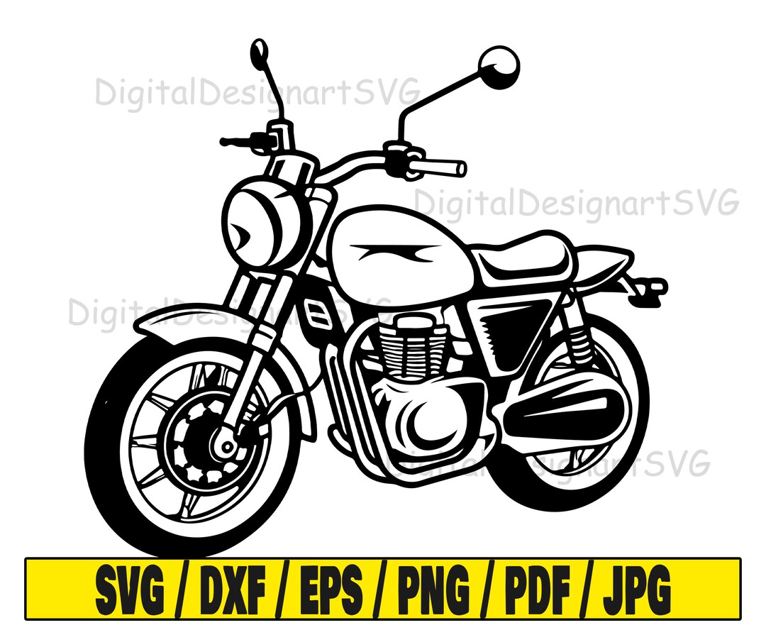 Motorbike Svg, Motorcycle Svg, Bike Svg, Retro Svg, Svg Motorcycle Svg ...