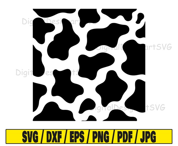 Seamless Cow Print Svg Cow Pattern Svg Cut File Pattern | Etsy