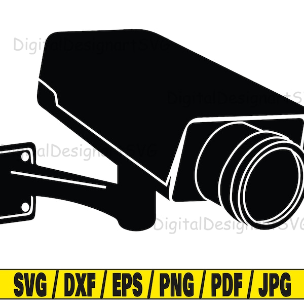 Security Camera Svg - Etsy