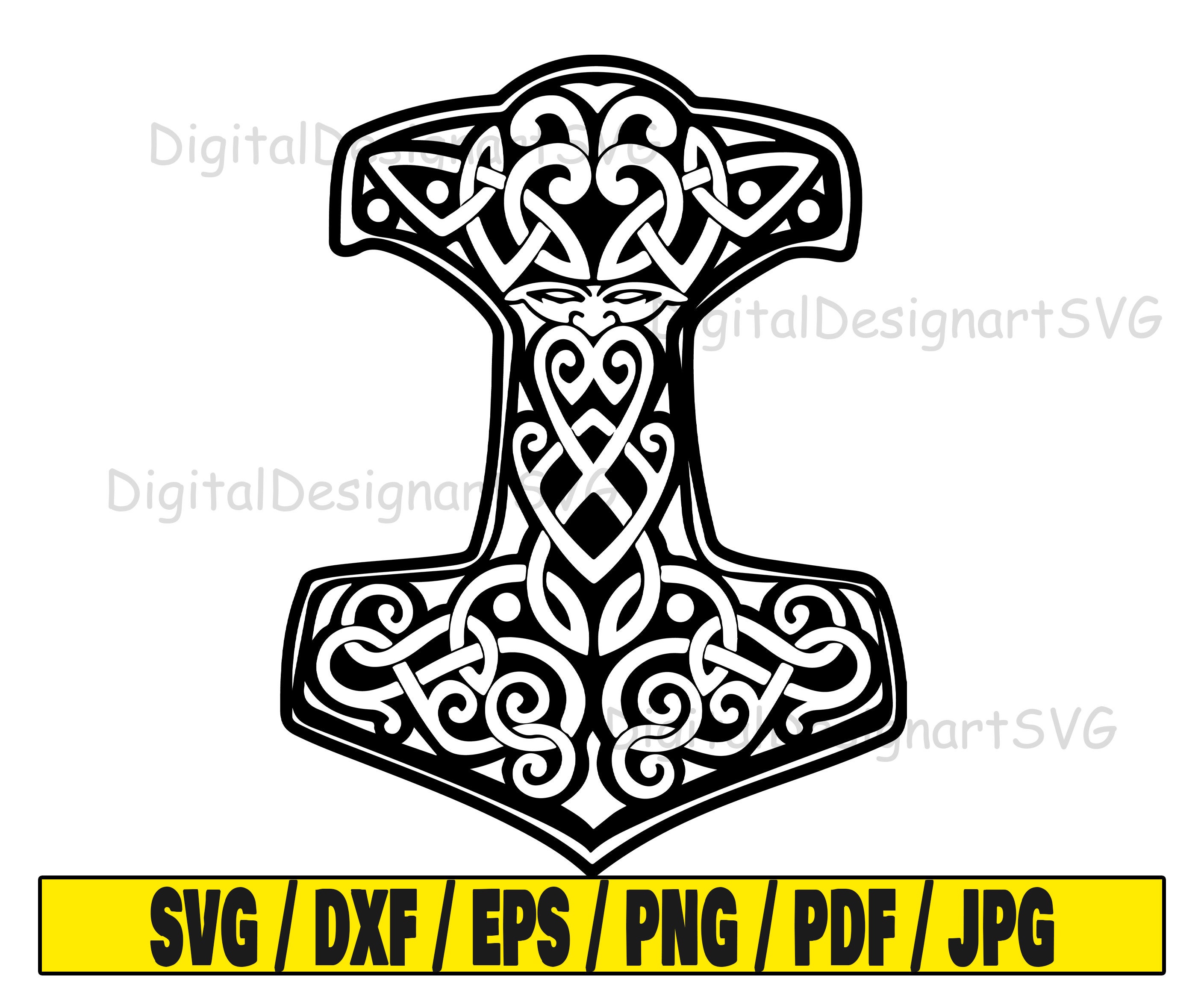 Thor Helmet Silhouette