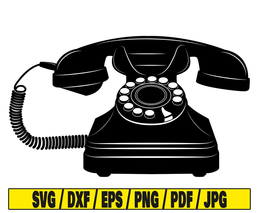 Telephone Vintage Svg Telephone Svg Vintage Retro Svg - Etsy