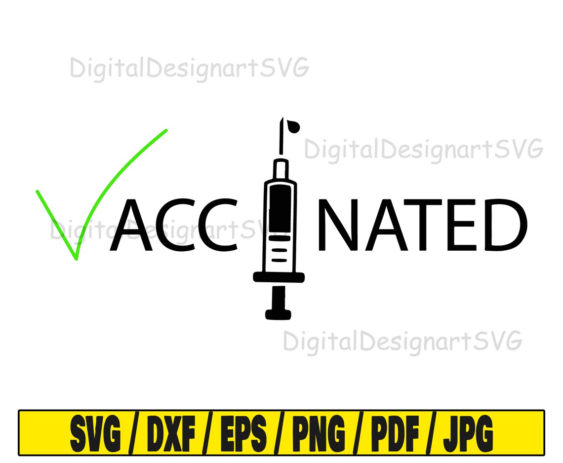 Vaccination Svg Vaccinated Svg Cut File Vaccine Clipart Svg - Etsy