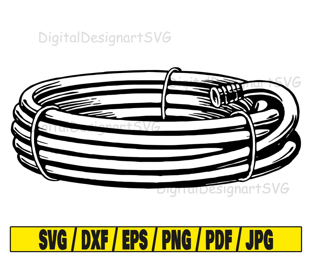 Garden Hose Svg, Garden Svg, Gardening Svg, Silhouette, Gardener Svg ...
