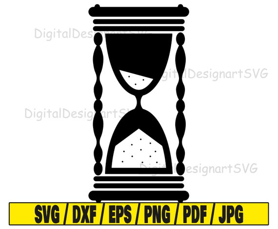 Hourglass Svg Watch Svg | Etsy