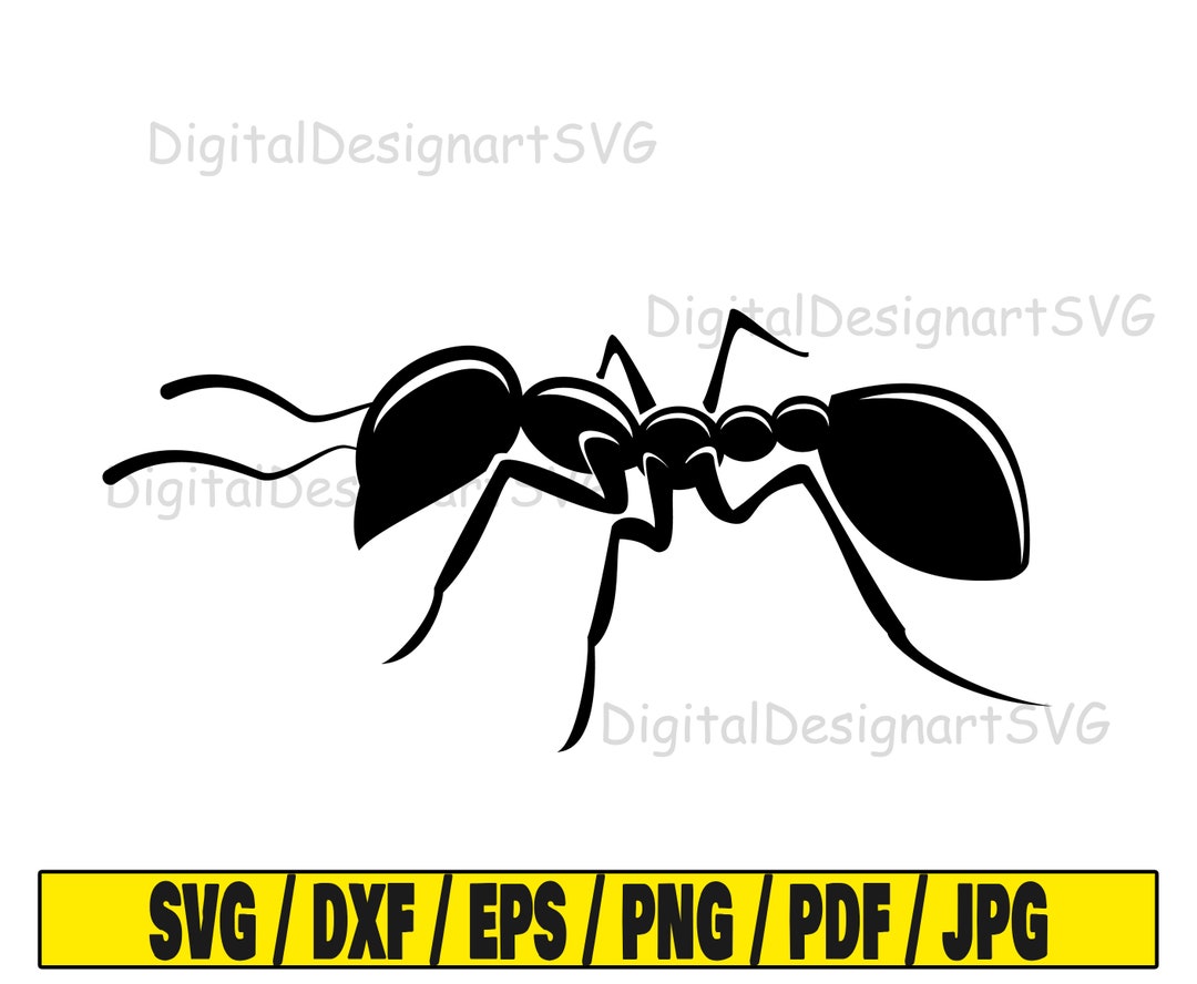 Ant Svg, Insect Svg, Ant Silhouette Svg, Cut File for Cricut, Bug Svg, Animals Svg - Etsy