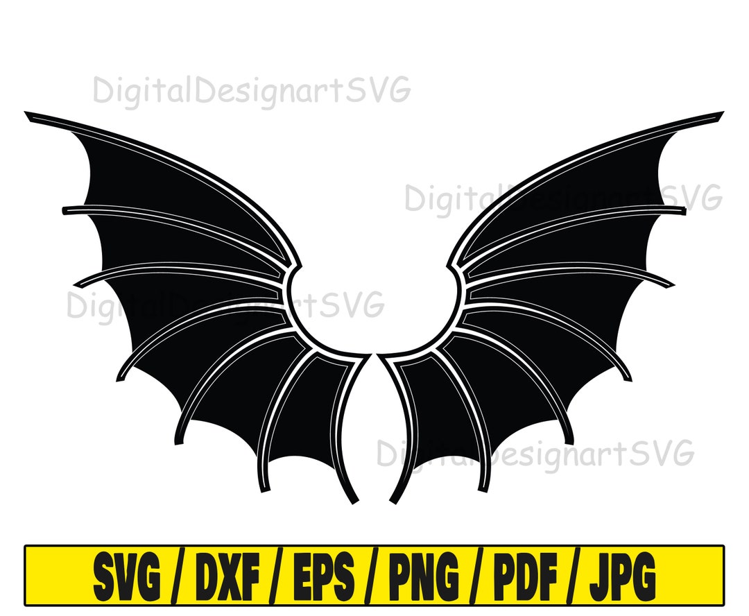 Wings Svg, Bat Wings, Bat Svg - Etsy