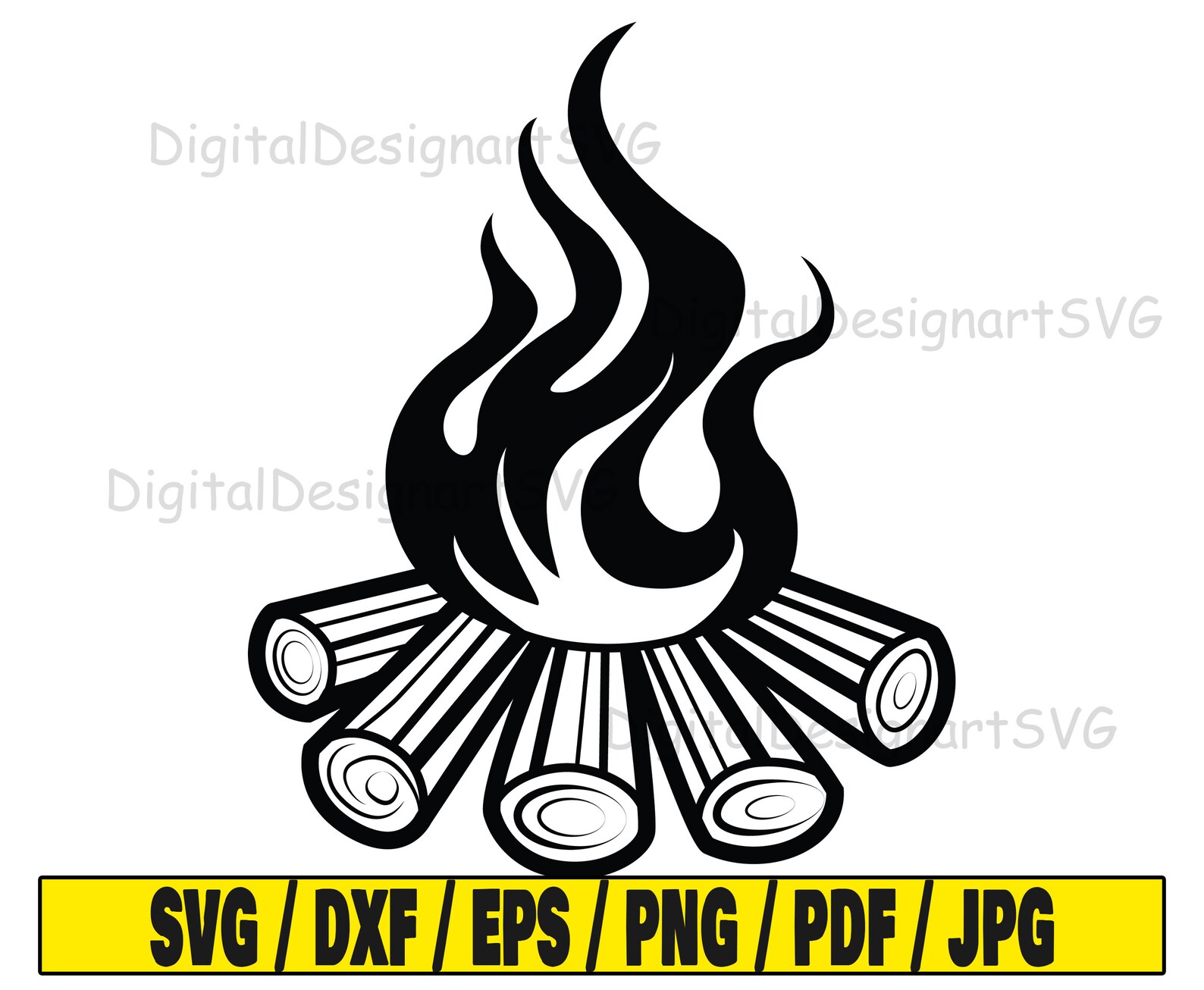 Bonfire Svg, Fire Svg, Camping Svg, Camp Fire Svg - Etsy