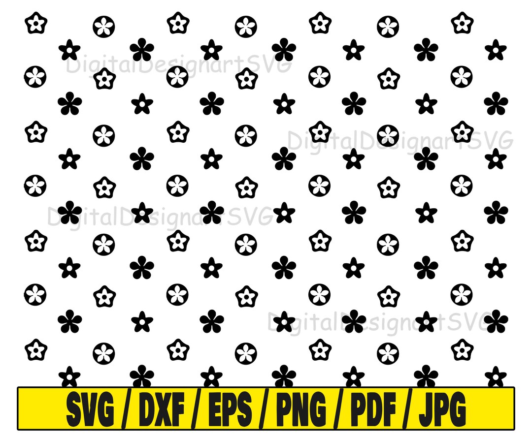 Seamless Pattern Svg, Pattern Svg Cut File, Seamless Clipart, Svg Cut ...