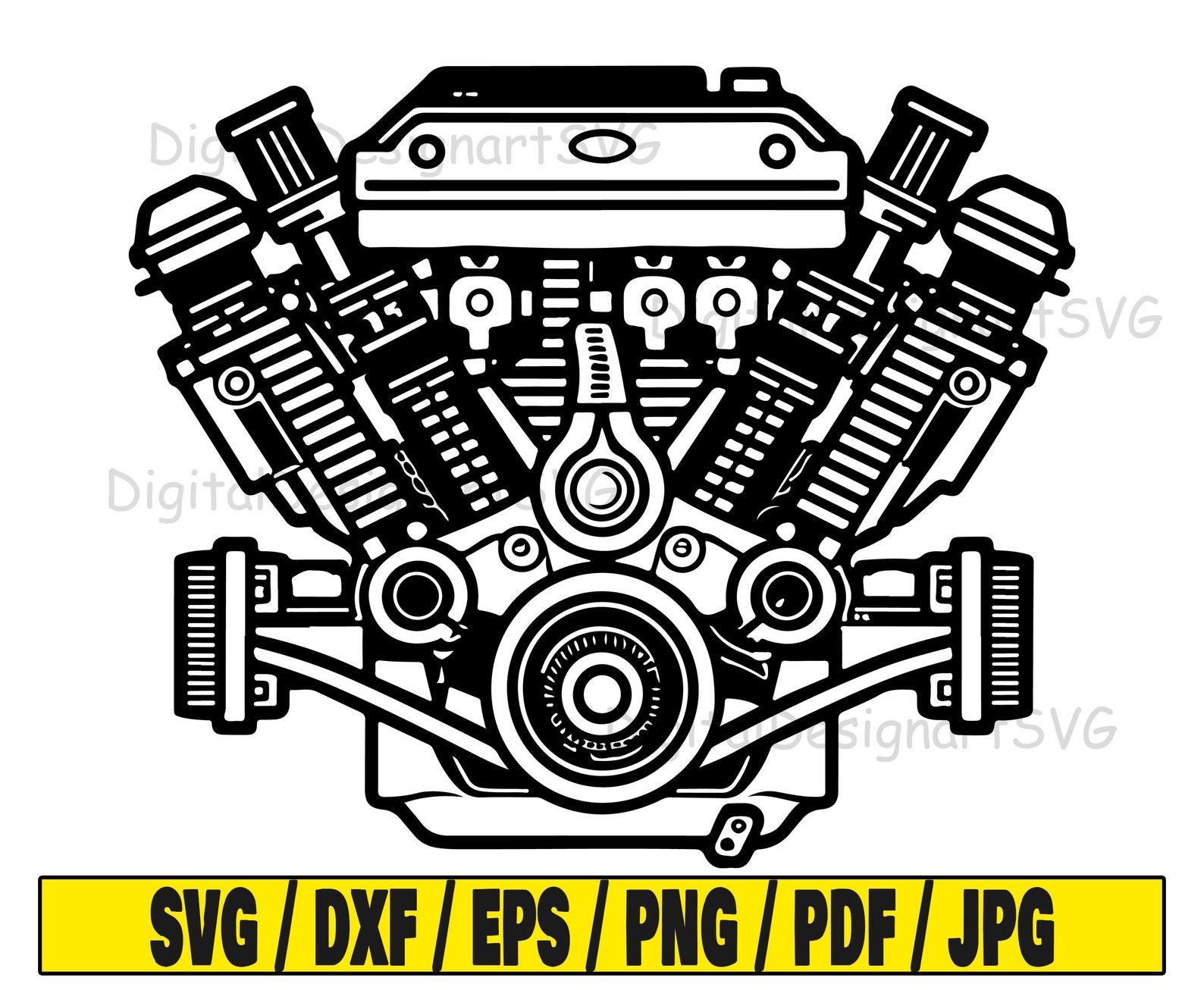 Engine Svg, Car Engine Svg, Car Svg, Automobile Svg, Car Silhouette Svg ...