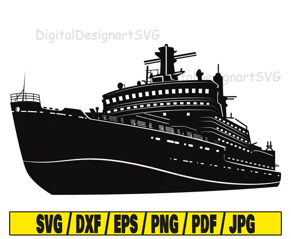 Ship Svg 2 Seas Svg Cut File Big Ship Clipart Svg Cut File - Etsy UK