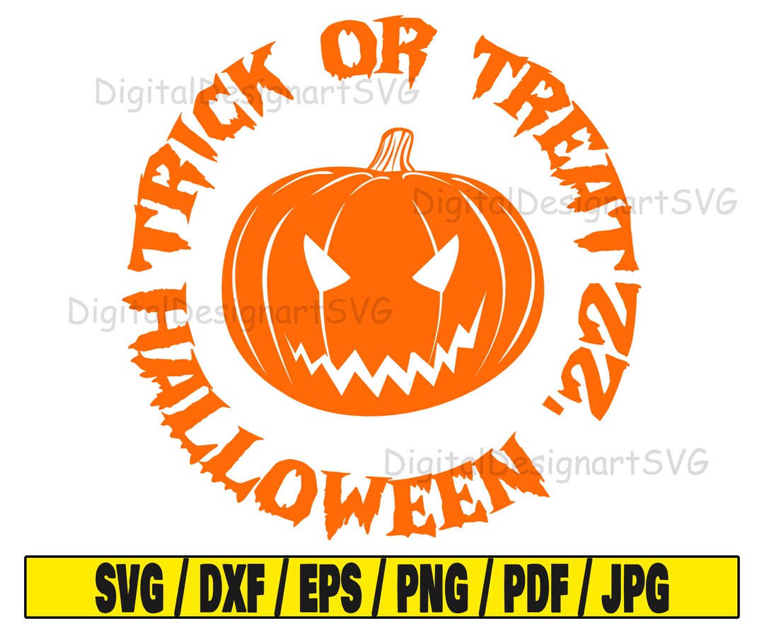 Monster Pumpkin Svg, Halloween Svg Cut File, Pumpkin Clipart, Svg Cut ...