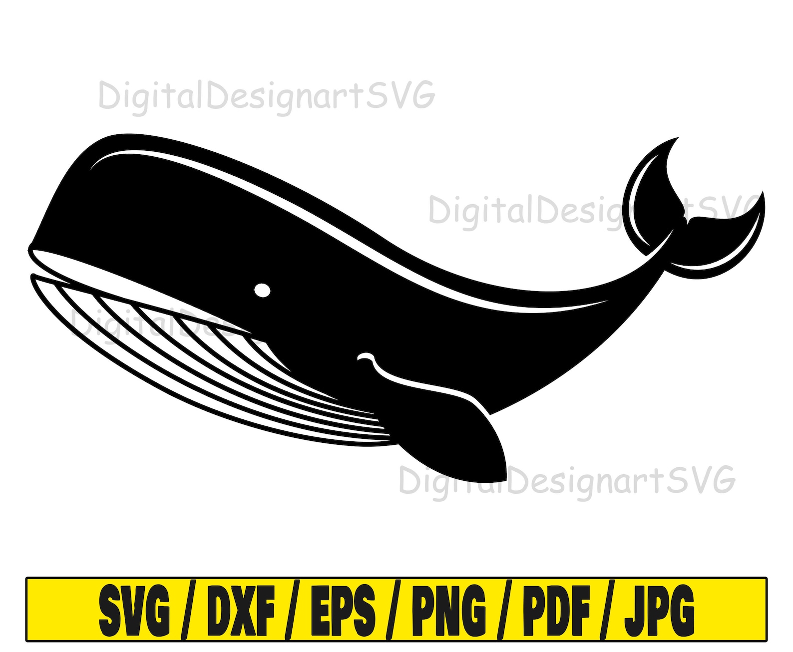 Ballena svg, silueta de ballena svg, animal svg, animal marino svg ...