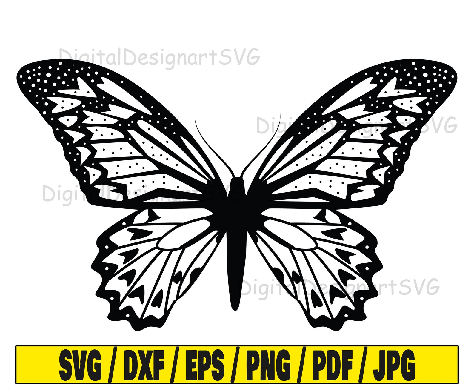 Butterfly Svg Insect Svg Cut File Animal Clipart Svg Cut | Etsy