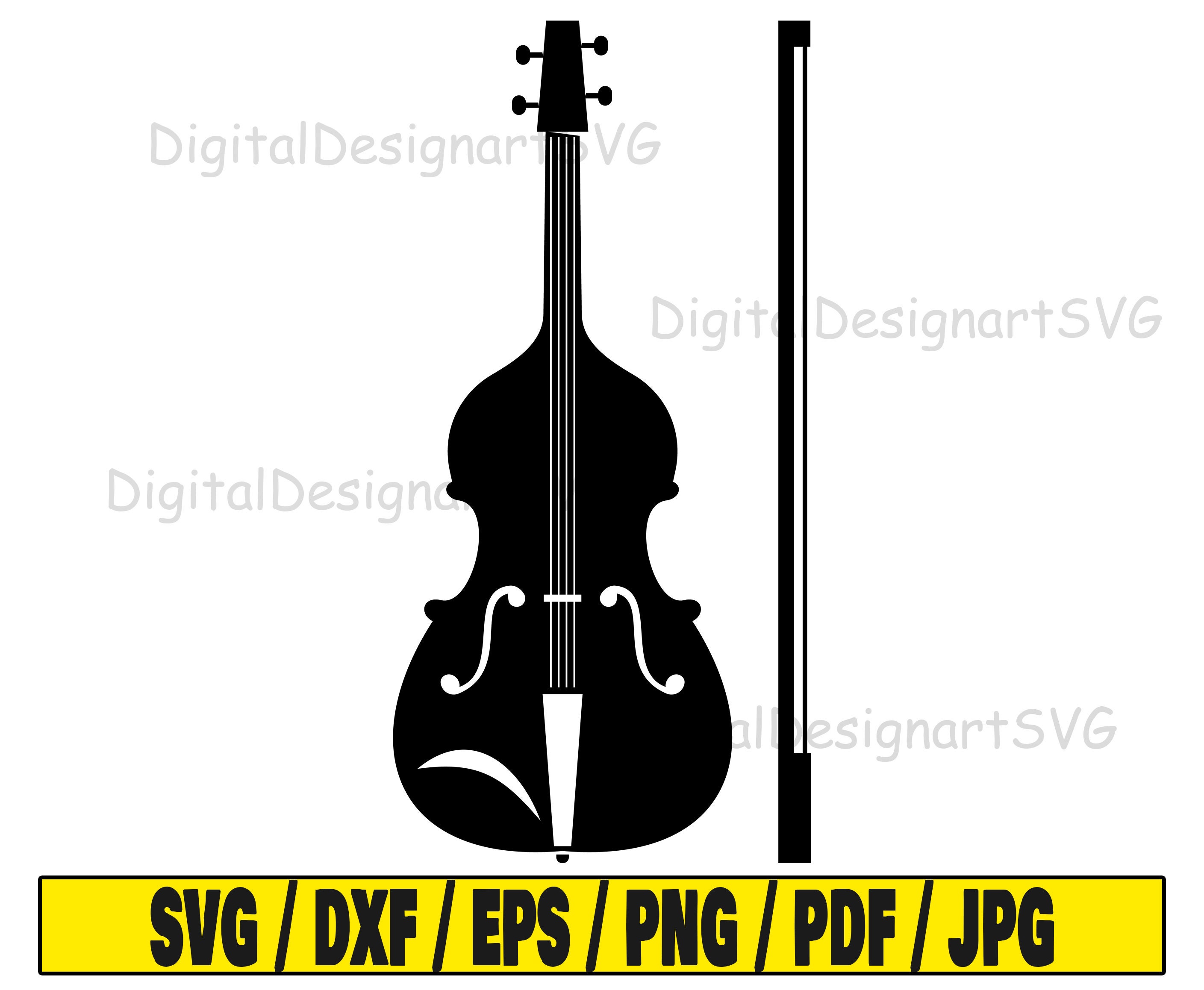 Violín svg, instrumento musical svg, música svg, canción svg, archivo ...