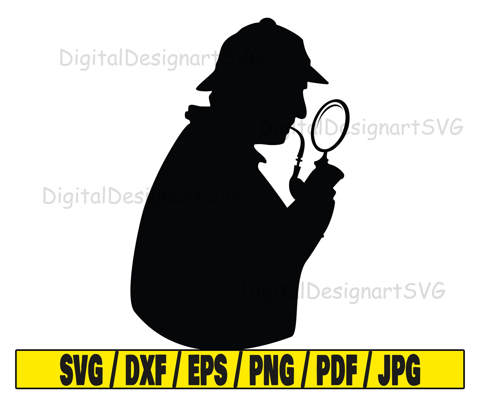 Detective Svg, Svg Cut File, Police Svg, Investigator Svg - Etsy