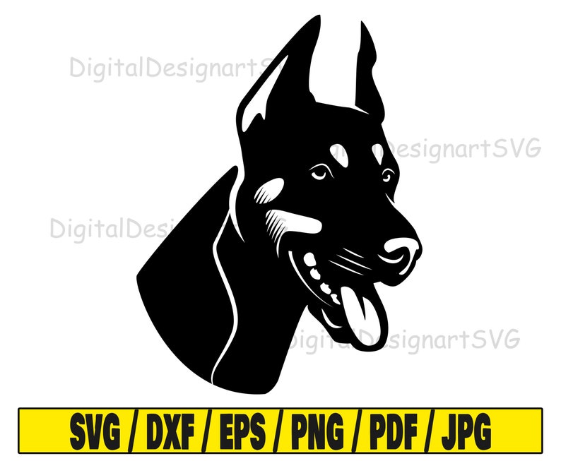 Dog Svg Dog Head Svg Dog Silhouette Svg Black Dog Svg Cut - Etsy