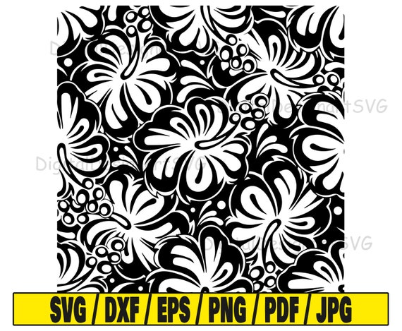 Floral Pattern Svg Seamless Pattern Svg Flower Svg Damask | Etsy