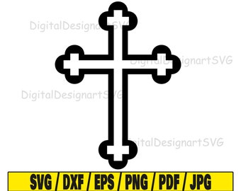 Wooden Cross Outline Cross Svg Png Eps Dxf Digital File - Etsy