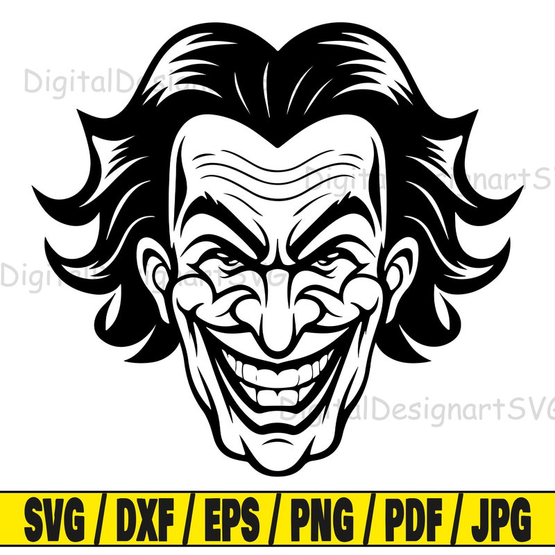 Evil Face Svg - Etsy