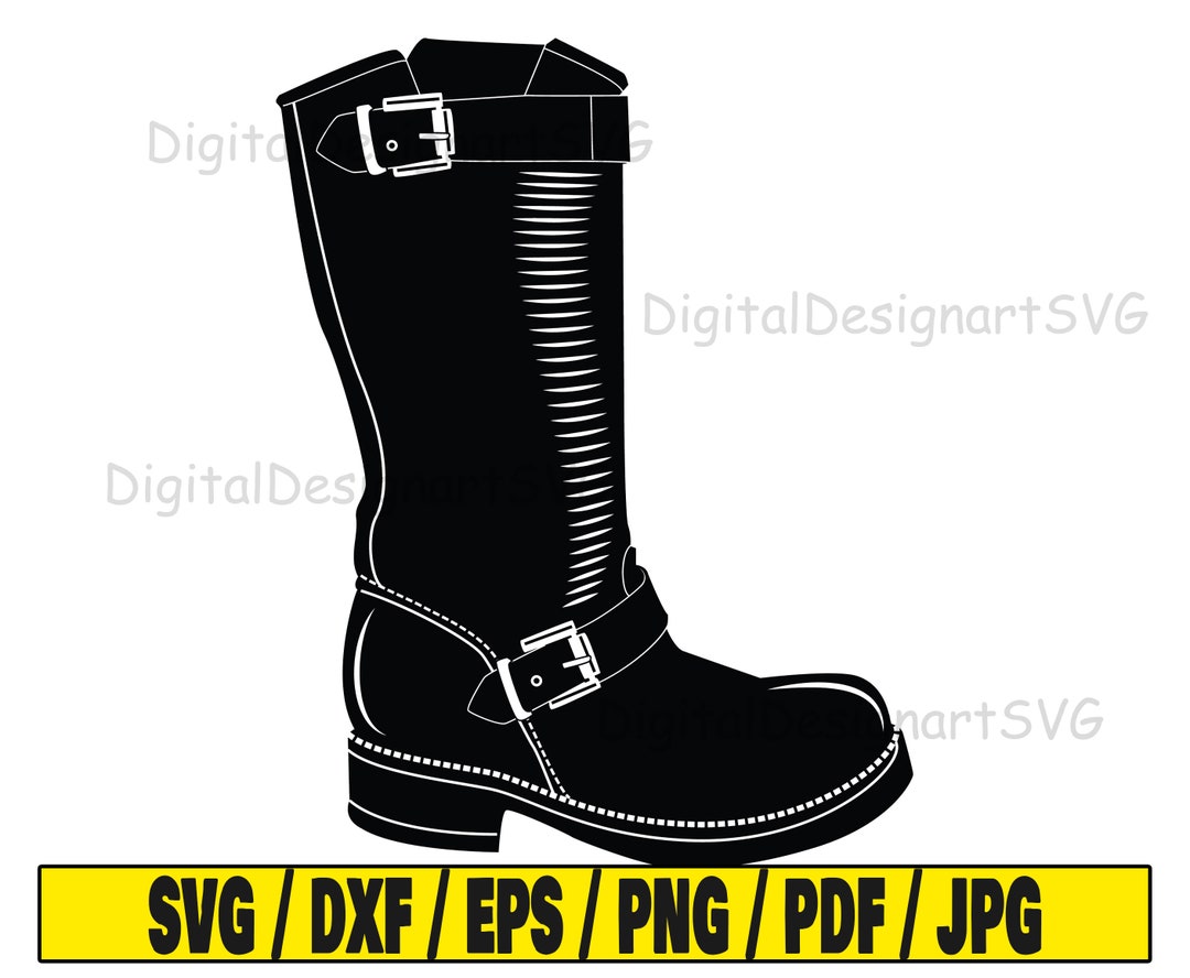 Boot Svg Svg, Boots Svg Cut File, Shoe Clipart, Svg Cut File for Cricut ...