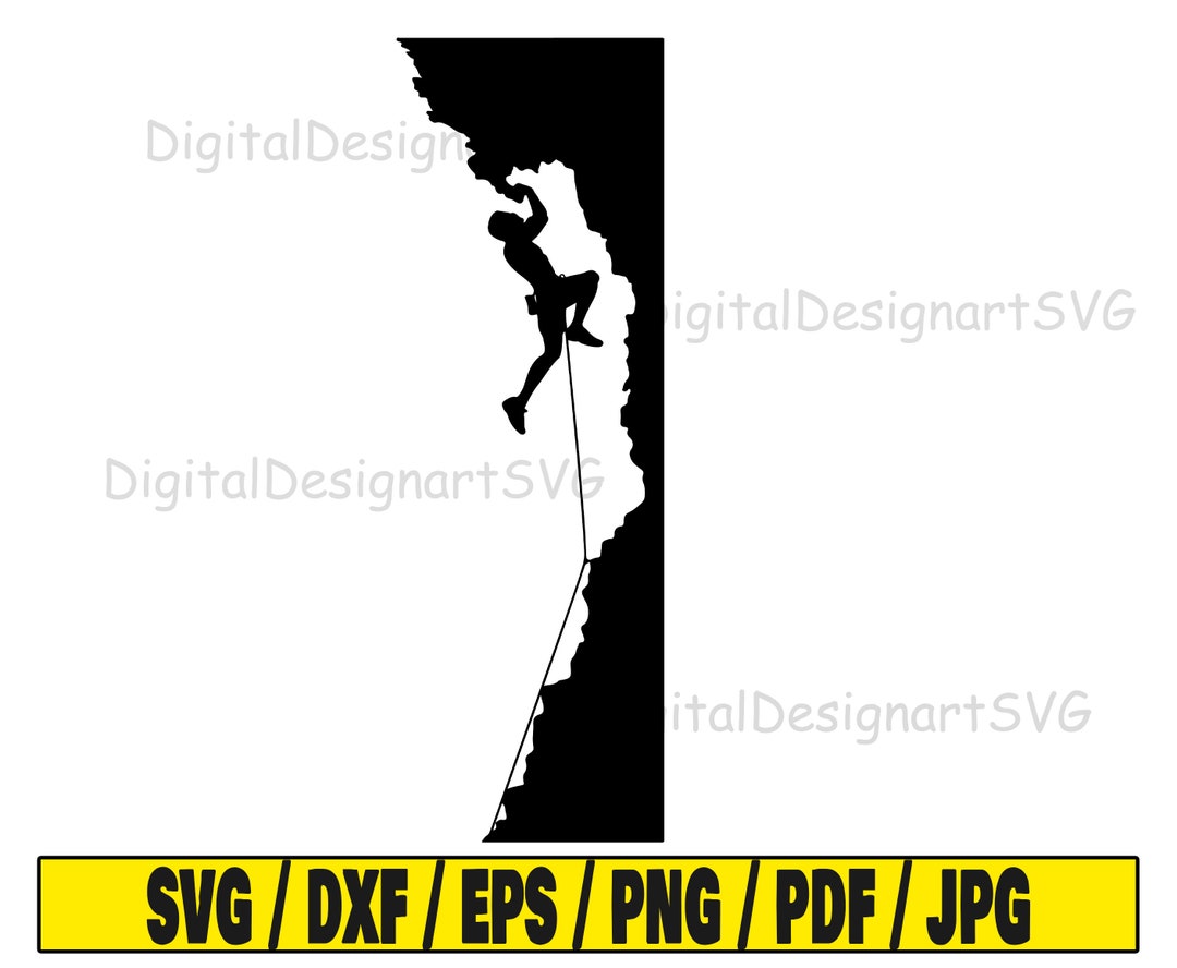 Mountain Climber Svg, Climber Svg, Mountain Svg, Climbing Svg, Hiker ...
