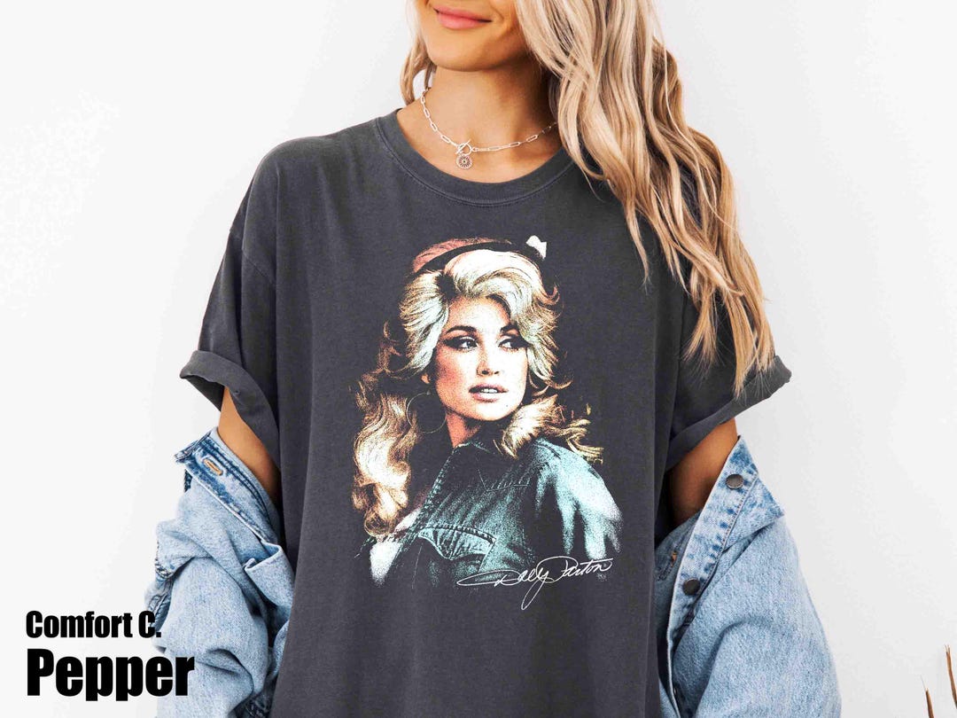 Dolly Parton Signature Vintage Graphic Shirt, Retro Country Music T ...
