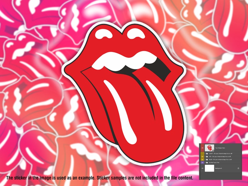 Sticker Pile Mockup Psd Sticker Pile Mock up Psd - Etsy UK