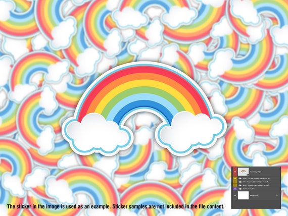 Sticker Pile Mockup Psd Sticker Pile Mock up Psd - Etsy