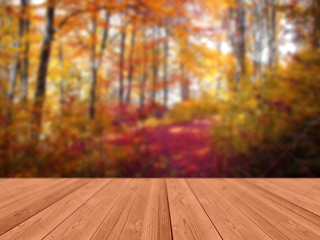 Background Mockup Autumn Backdrops Fall Digital Backgrounds Canva ...