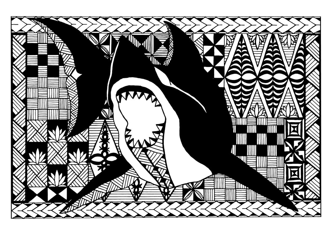 Great White Shark Design - Etsy