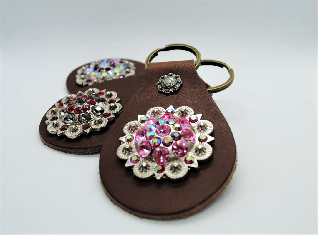 Bling Concho Key Chain/key Fob - Etsy