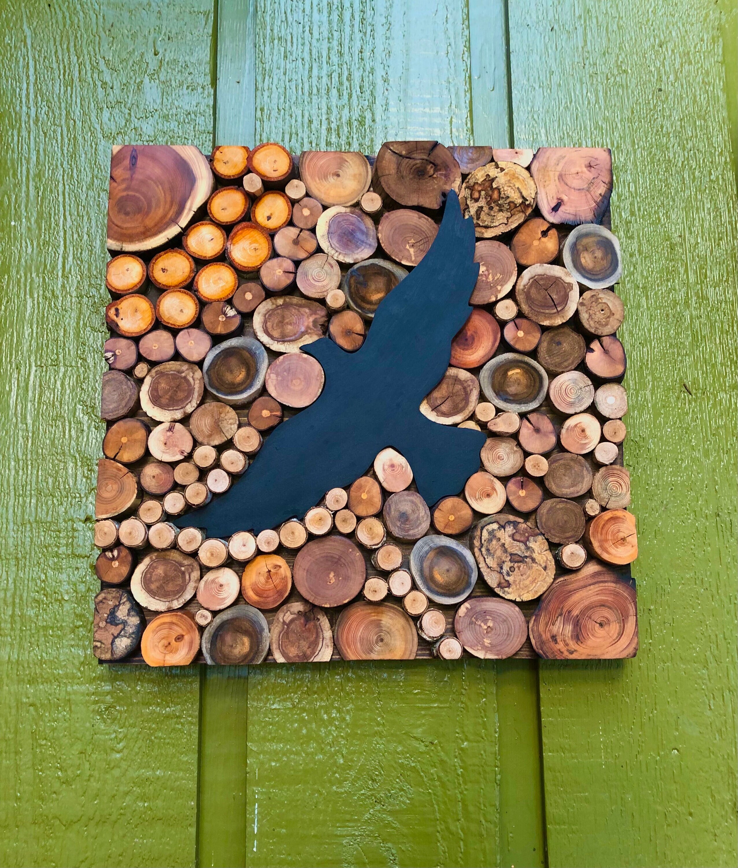Wood Slices Wall Hanging Art- Meticulously Handcrafted in the USA - Etsy