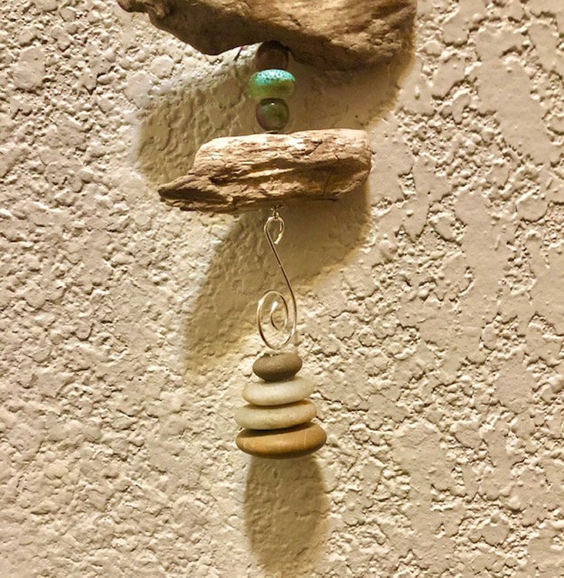 Driftwood Mobile Miniature Cairn - Etsy