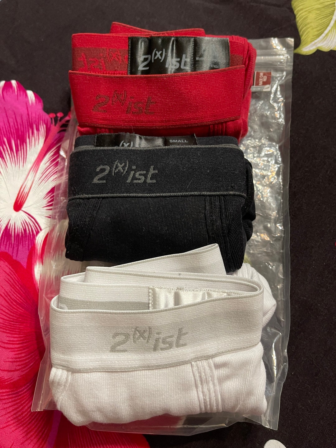 Vintage 2xist 3 Pack Boxer Briefs White/black/red -small- - Etsy