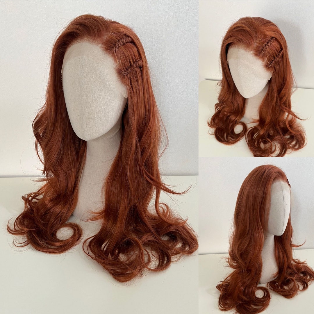 Lace Front Wig / THE WIDOW MAID Double Braided / cosplay vikings ...