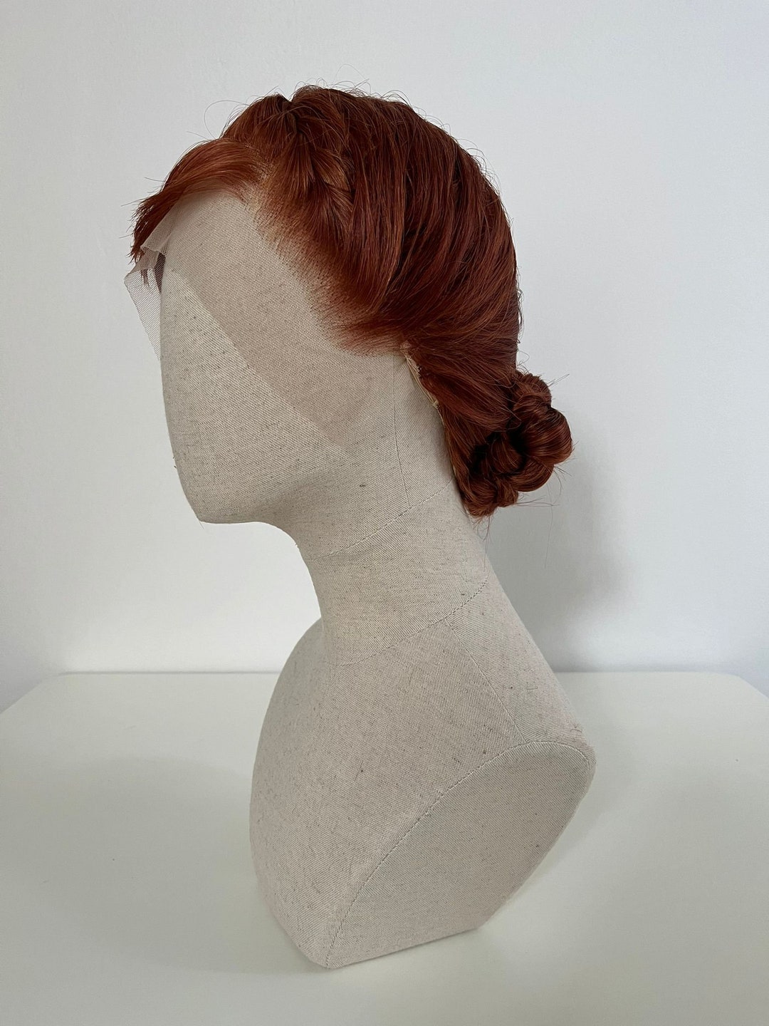 Lace Front Wig, Wig, Wig / THE ANNA MAID Braided and Fixed / Ginger ...