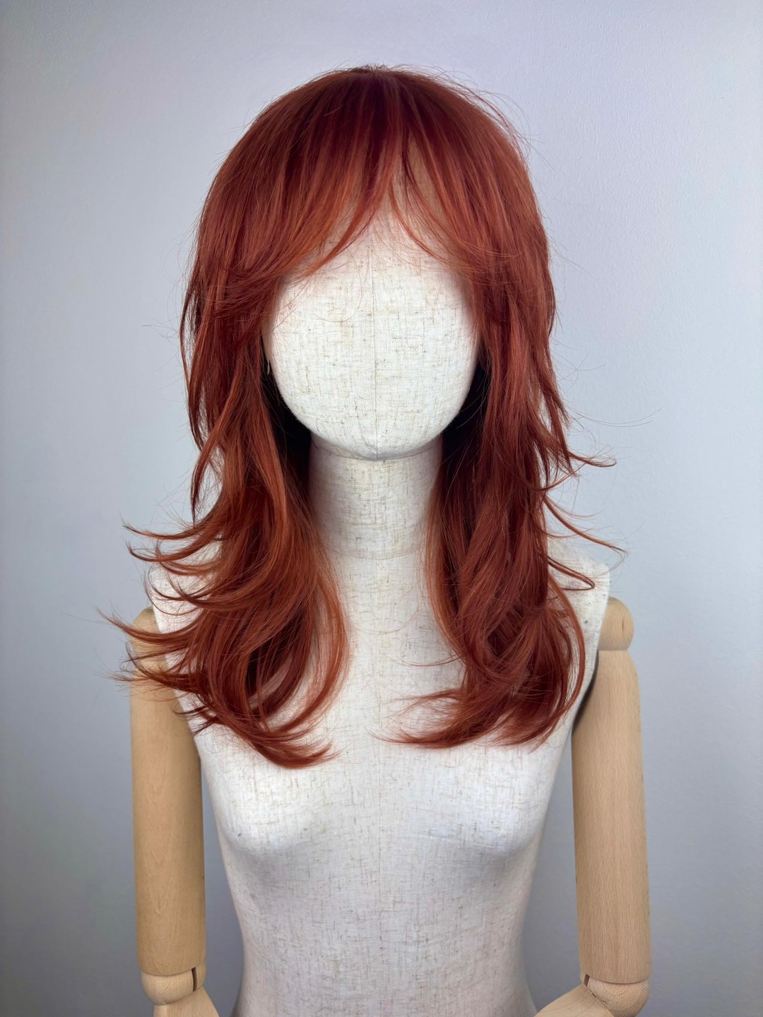 Lace Front Wig / Wig / THE RUSTY MAID / a Customized Mullet Hairstyle ...