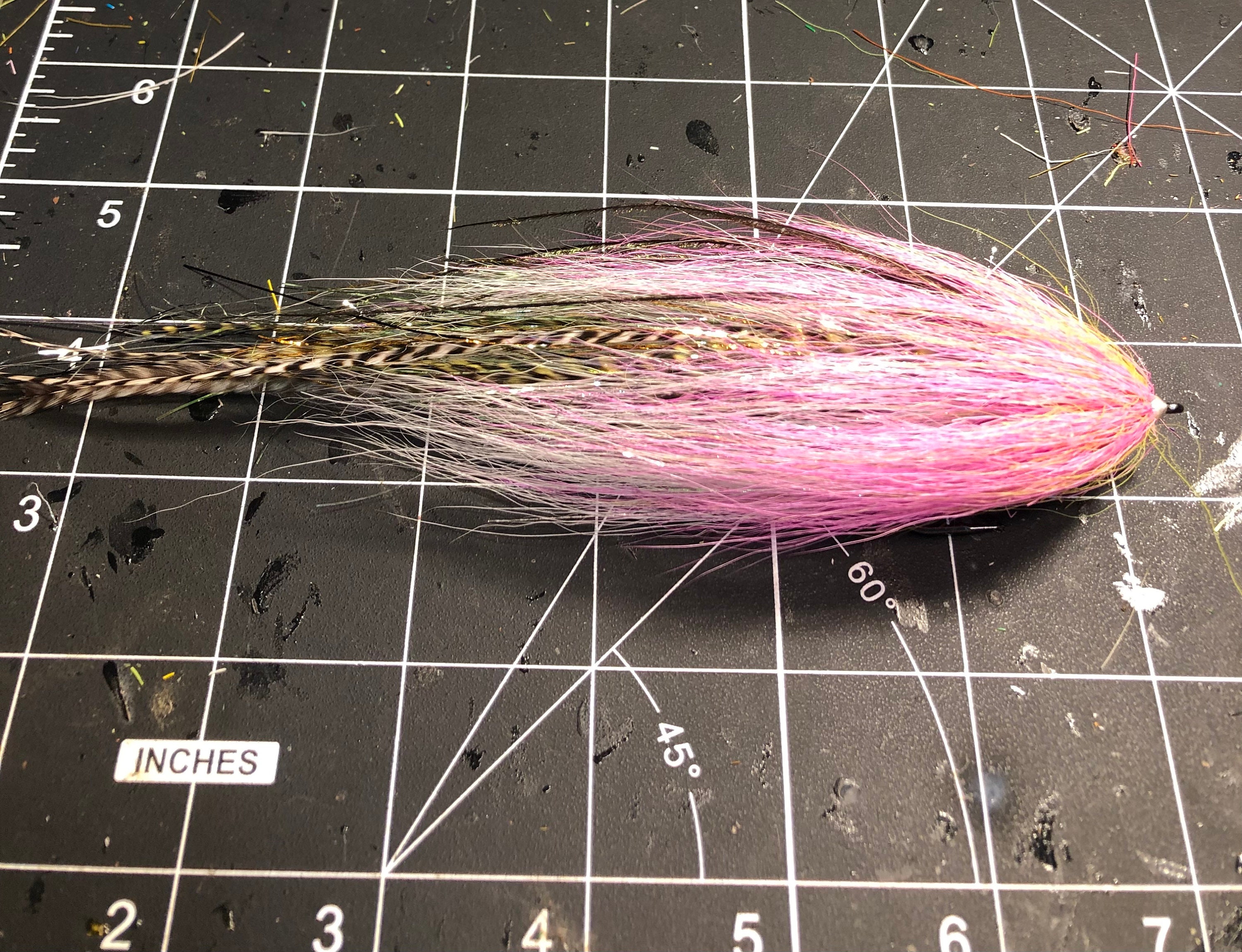 Fly Fishing Streamer Fly, Bulkhead Deceiver, Buck Tail Deceiver - Etsy
