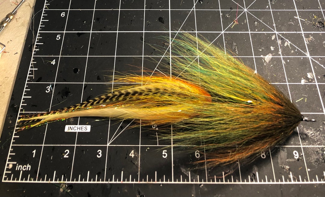 Fly Fishing Streamer- Bucktail Glide Bait - Etsy