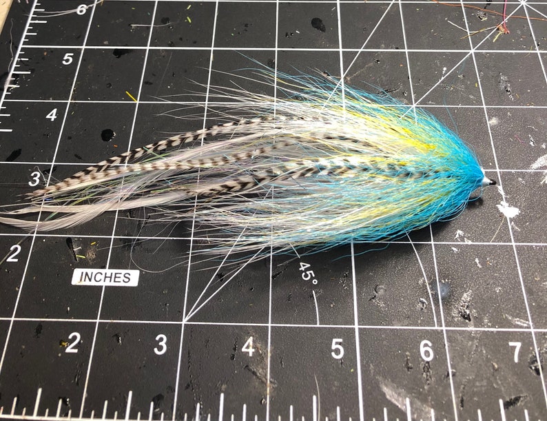 Fly Fishing Streamer Fly, Bulkhead Deceiver, Buck Tail Deceiver - Etsy