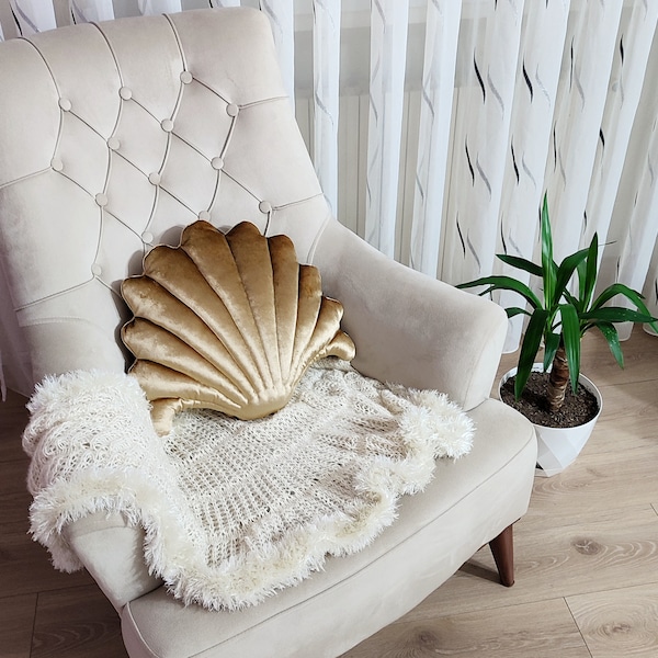 Sea Shell Pillow - Etsy