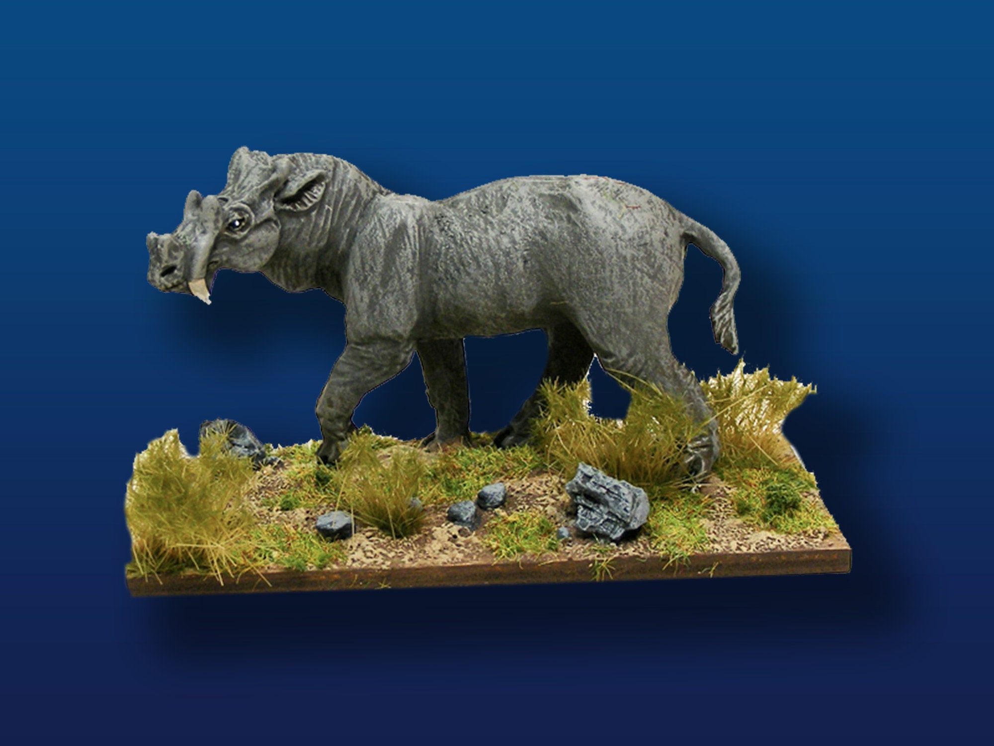 28mm Scale Pewter Uintatherium - Etsy