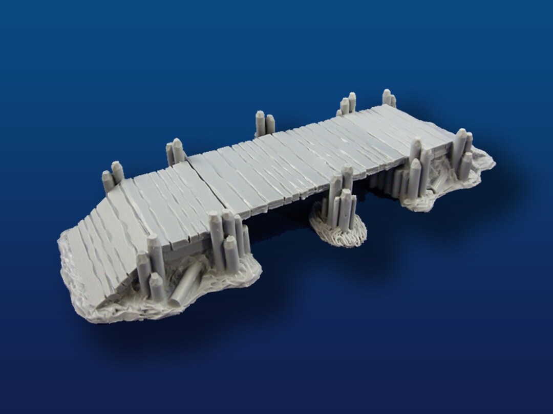 28mm Wooden Plank Bridge - Etsy
