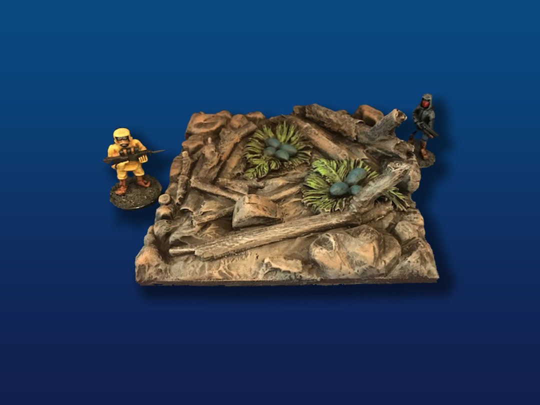 4x4 Tile - Nests & Logs - Unpainted - Etsy