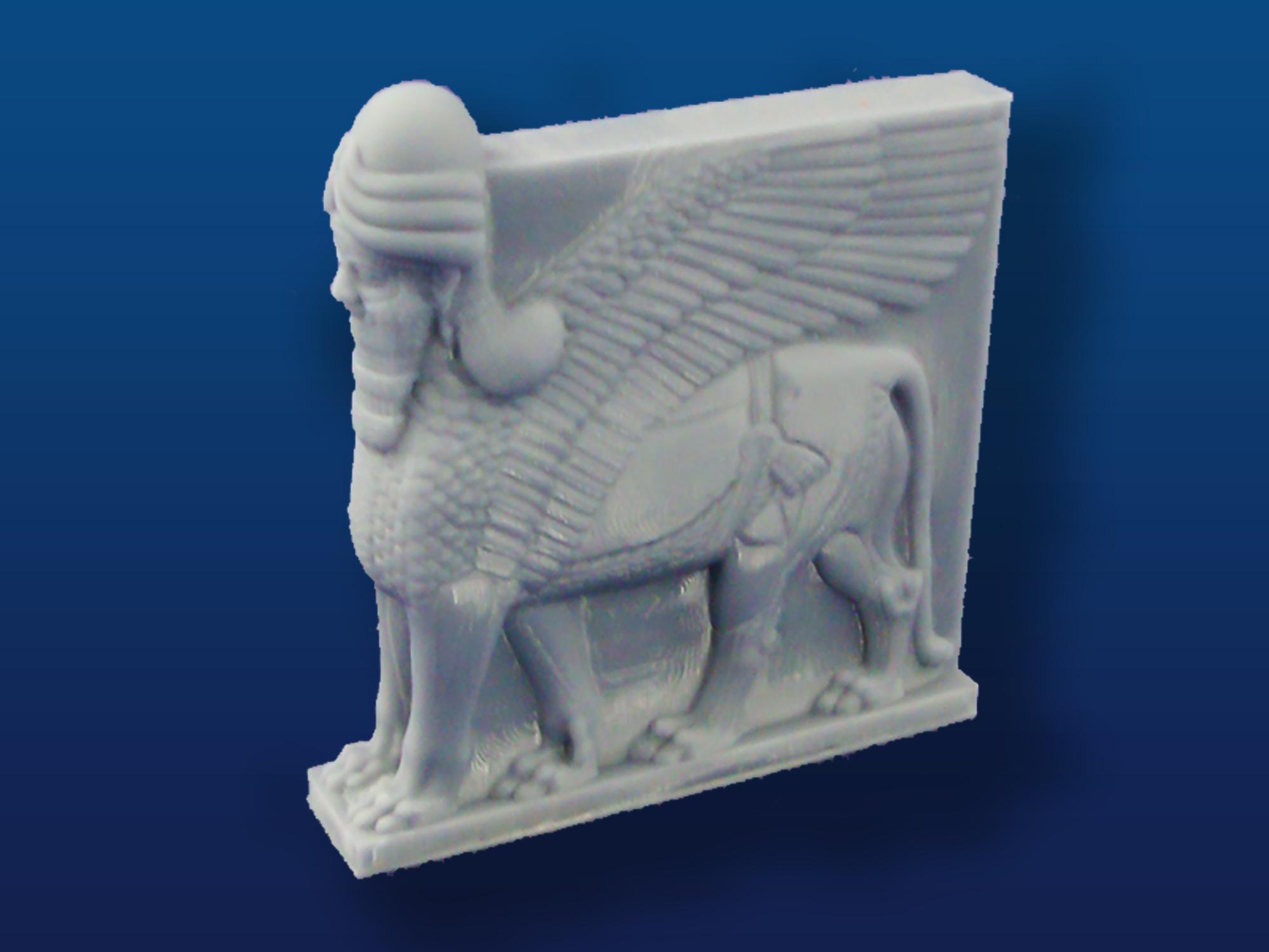Assyrian Winged Lion 28mm - Etsy