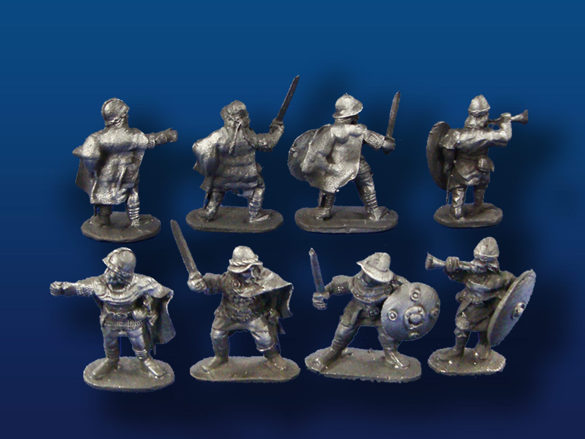 Carolingian Lt. Infantry W/ Spears & Command (16 Figs., 8 Poses) - Etsy