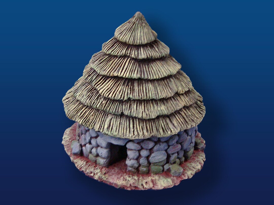 Celtic Stone Hut - Painted - 28mm Scale - Etsy